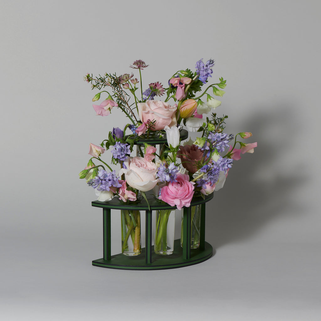 The 90th anniversary two-tier flower holder. A faithful reproduction o ...