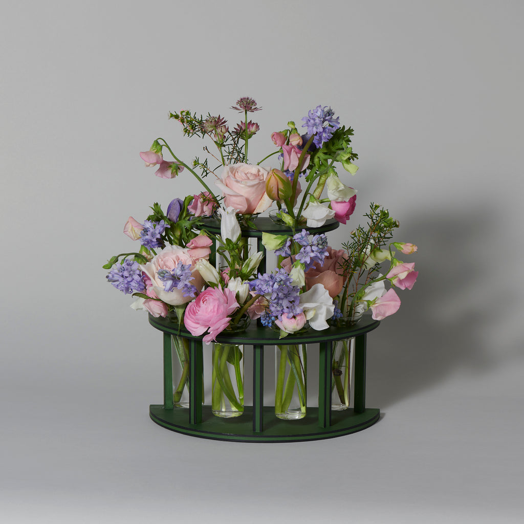 The 90th anniversary two-tier flower holder. A faithful reproduction o ...