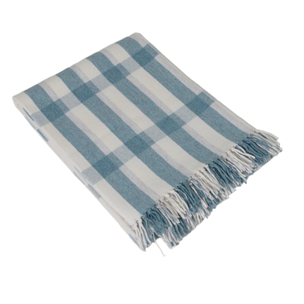 THE SUTHERLAND LAP RUG - AQUA – Sibyl Colefax & John Fowler