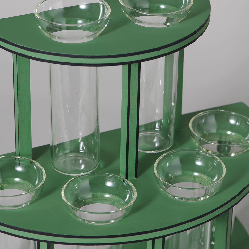 The 90th anniversary two-tier flower holder. A faithful reproduction o ...